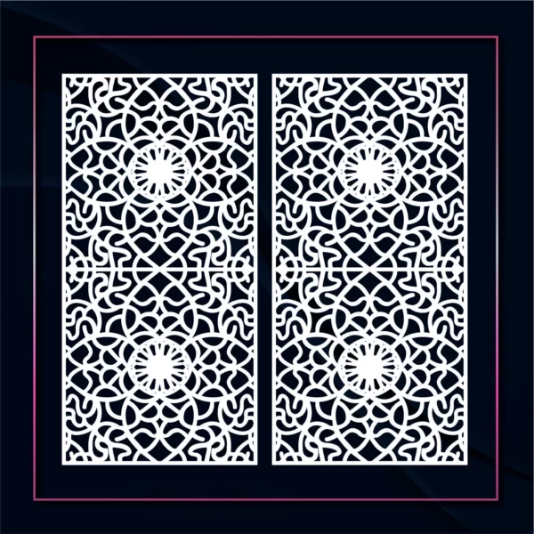 Jali Cutout Patterns - CDR File Collection - Nestarq Digital Store