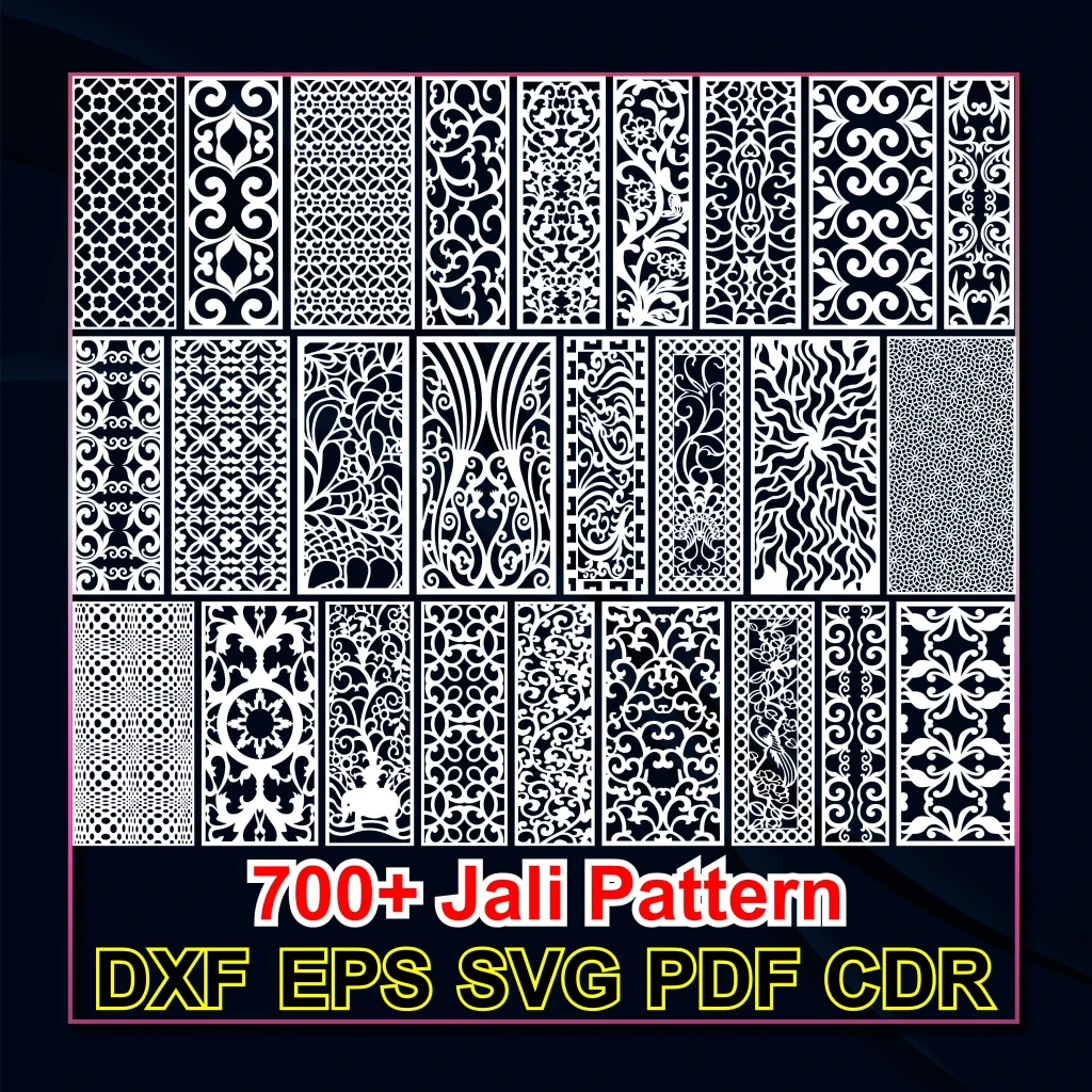 700+ Panel Collection, cnc files, Panel Dxf SVG CDR, laser cut files ...