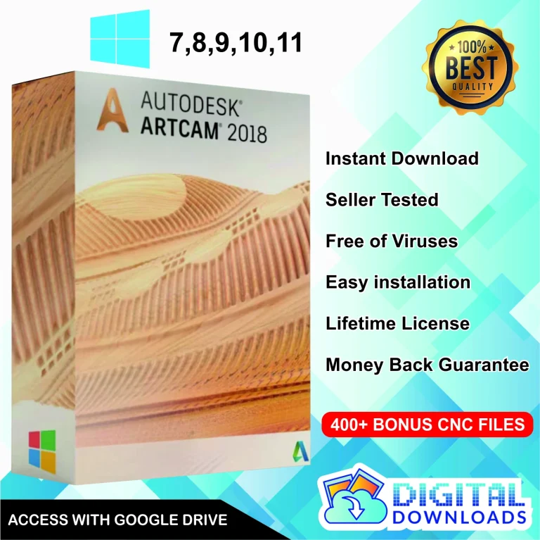 CNC Software - ArtCAM Pro 2018 - Nestarq Digital Store